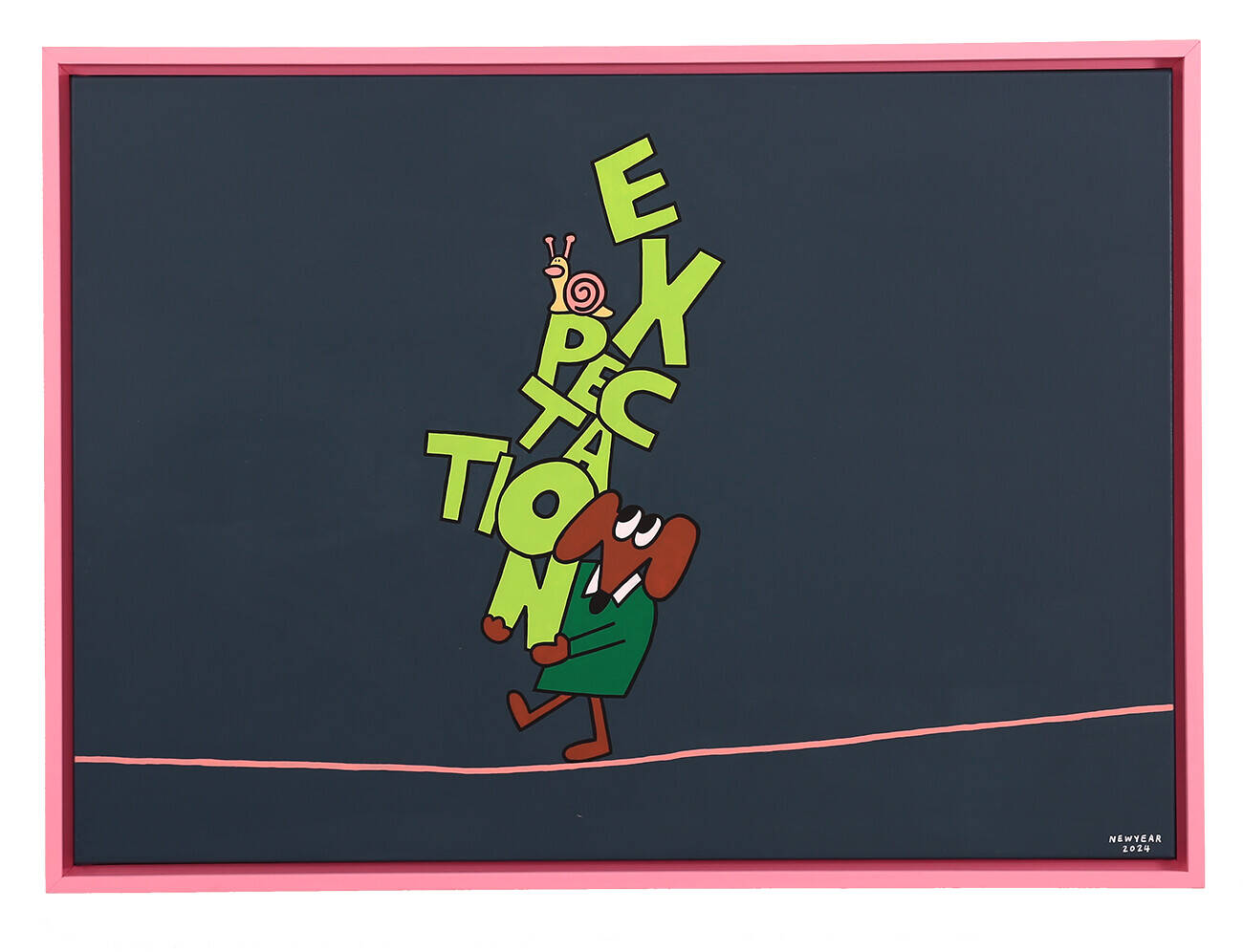 High expectation (SOLD) : ARTWORK