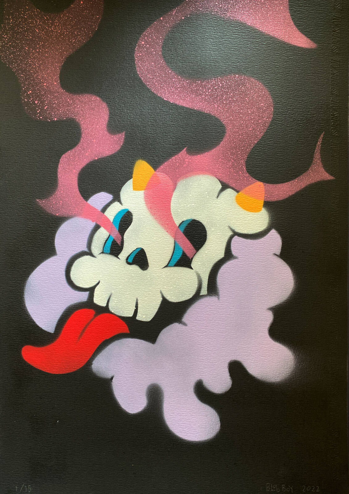 Blob Ghost 1 (SOLD) : ARTWORK